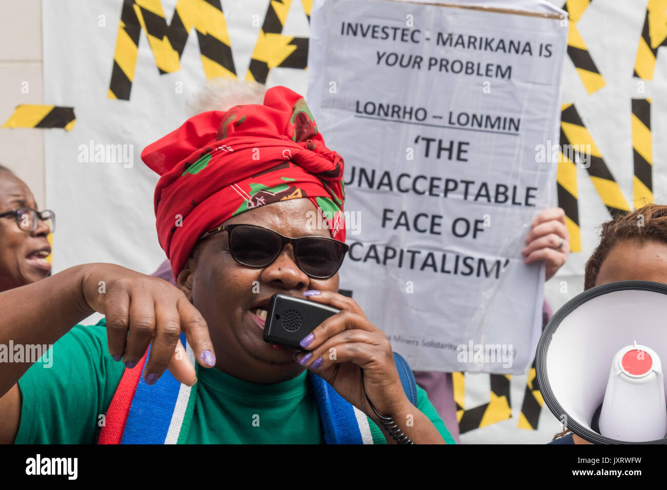 Marikana miners solidarity campaign hi-res stock photography and images ...