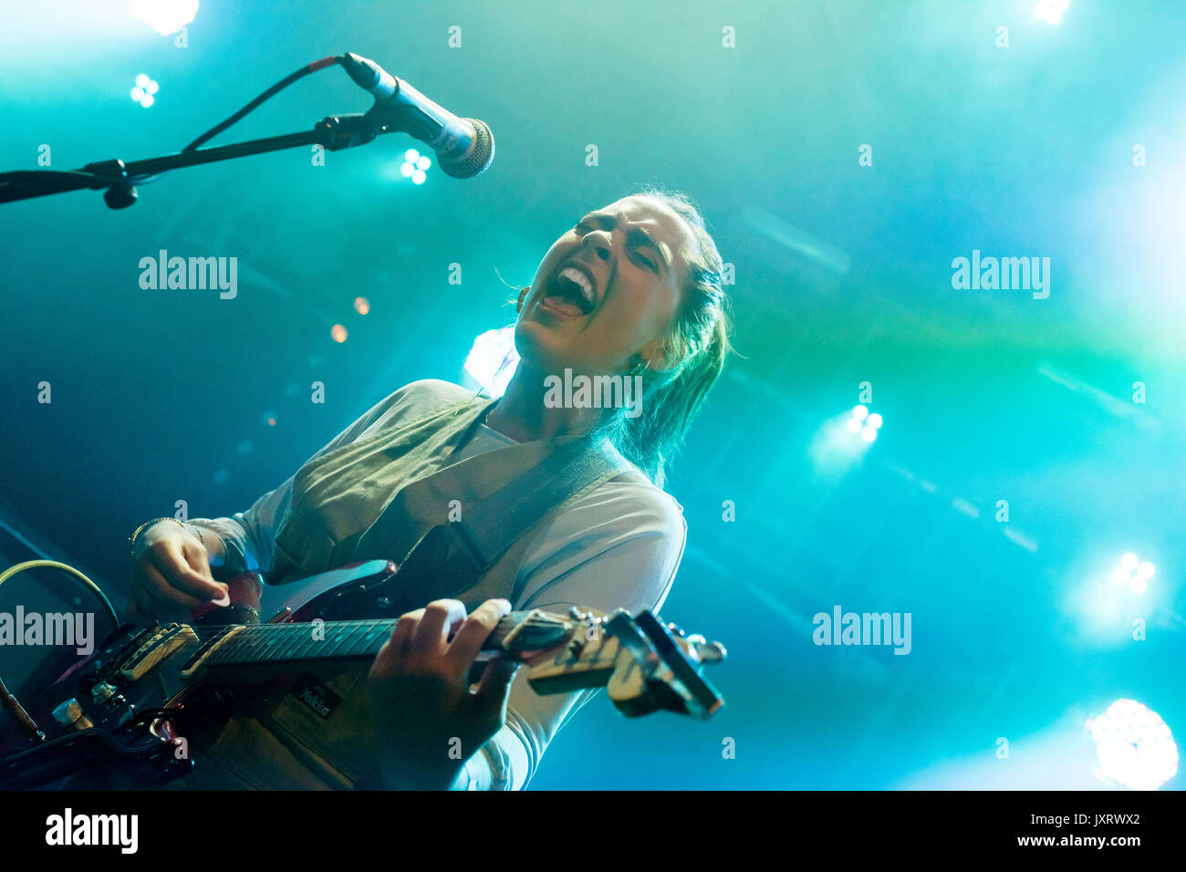 Edinburgh, Scotland, UK. 16th Aug, 2017. Ana Perrote, lead singer in ...