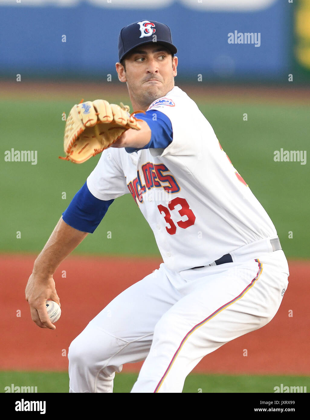 Brooklyn, NY - AUGUST 16: New York Mets pitcher Matt Harvey pitched in ...