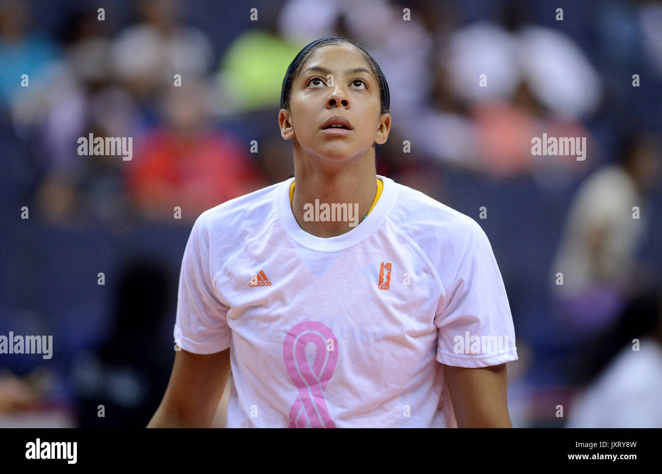 Washington, DC, USA. 16th Aug, 2017. 20170816 - Los Angeles Sparks ...