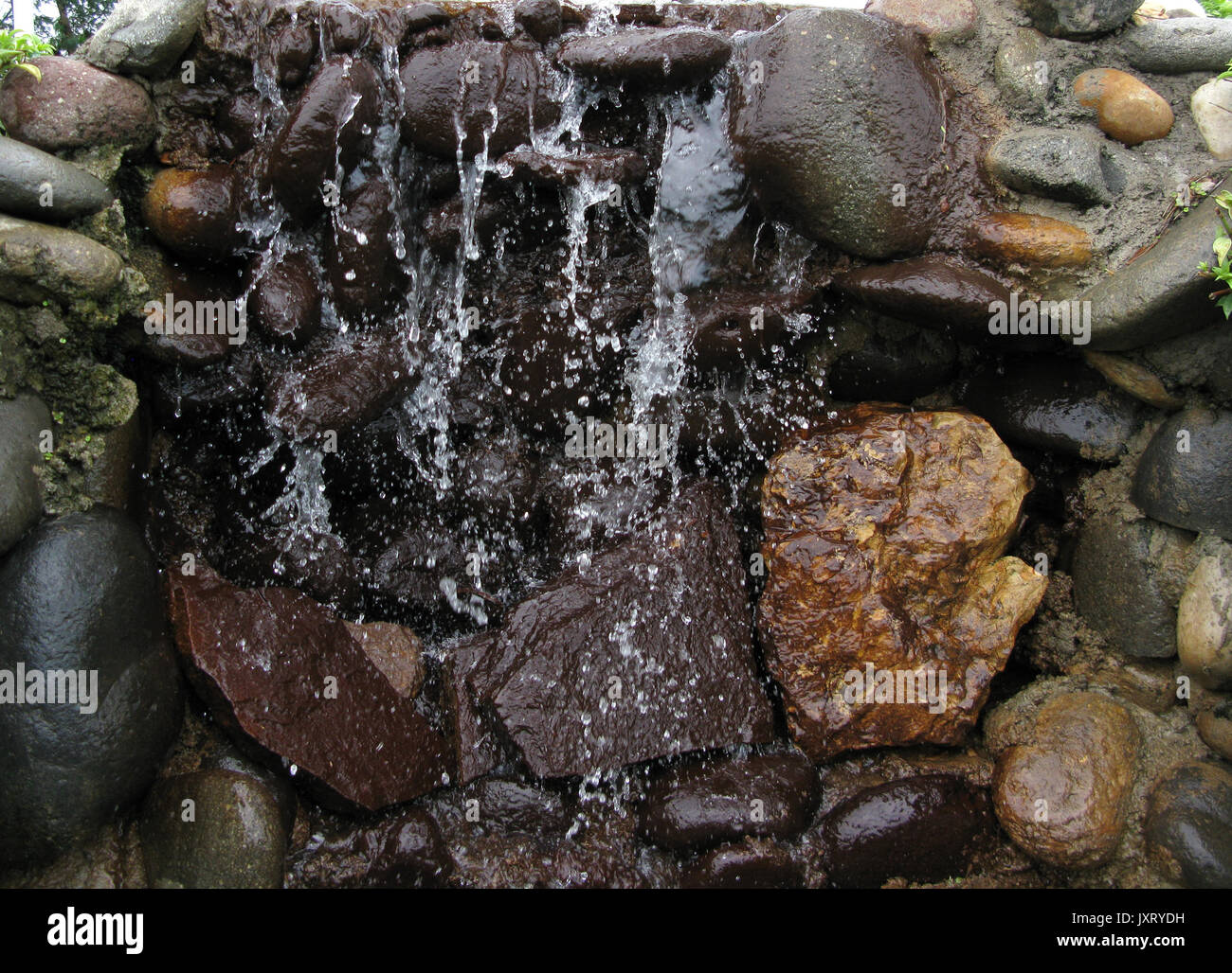 Beautiful waterfall - smooth effect Stock Photo - Alamy