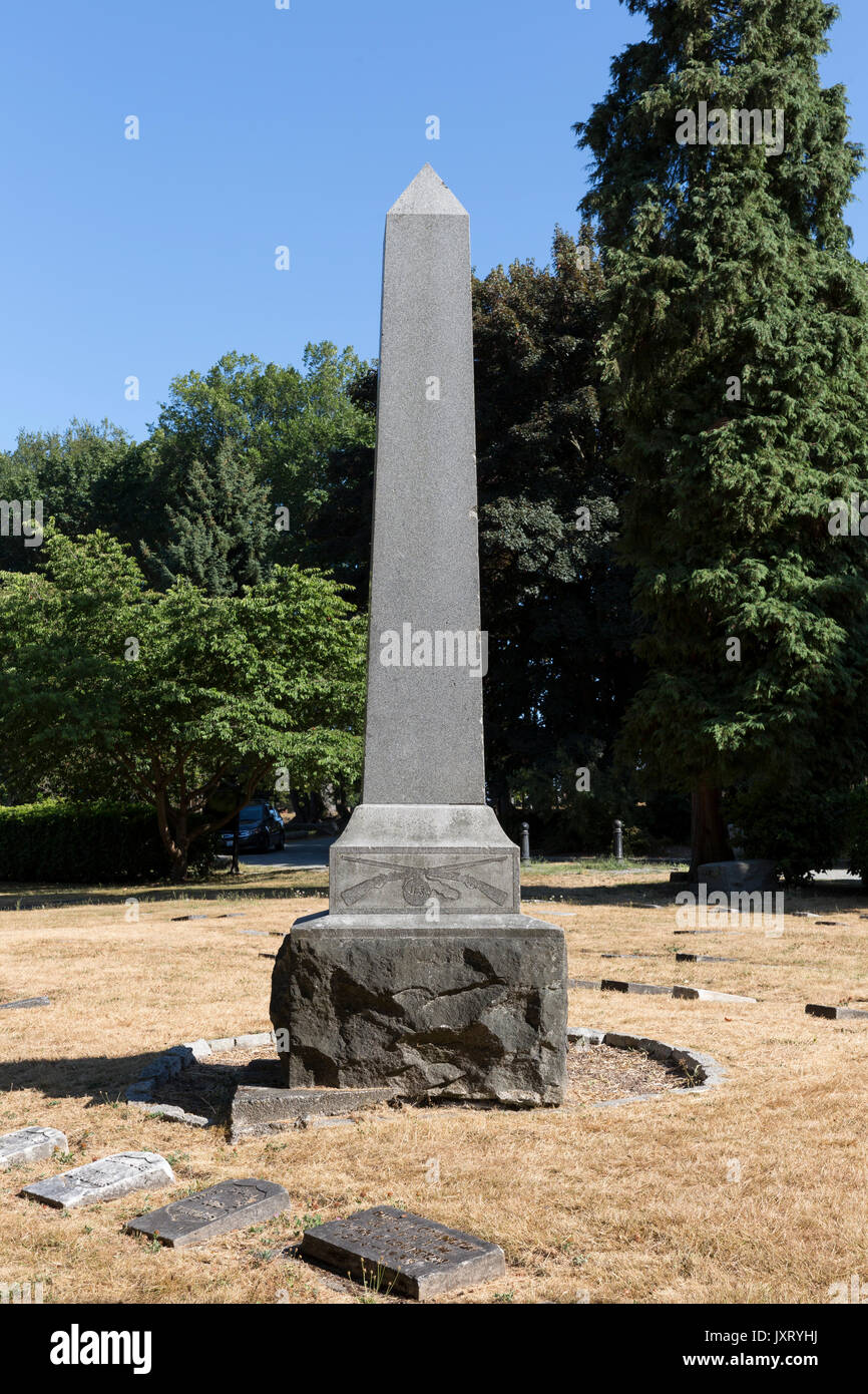 Seattle, United States. 16th Aug, 2017. Memorial obelisk at the Grand ...