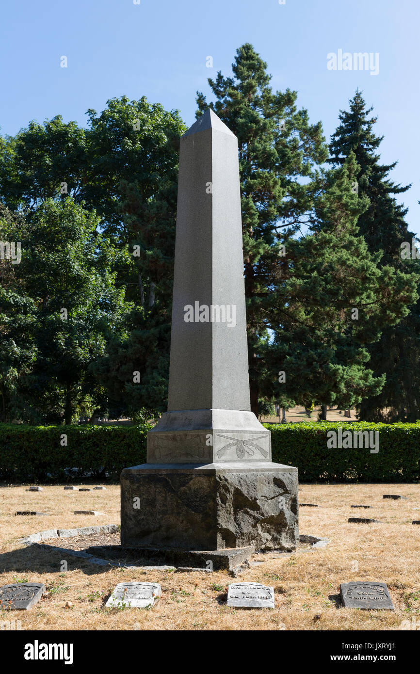 Seattle, United States. 16th Aug, 2017. Memorial obelisk at the Grand ...