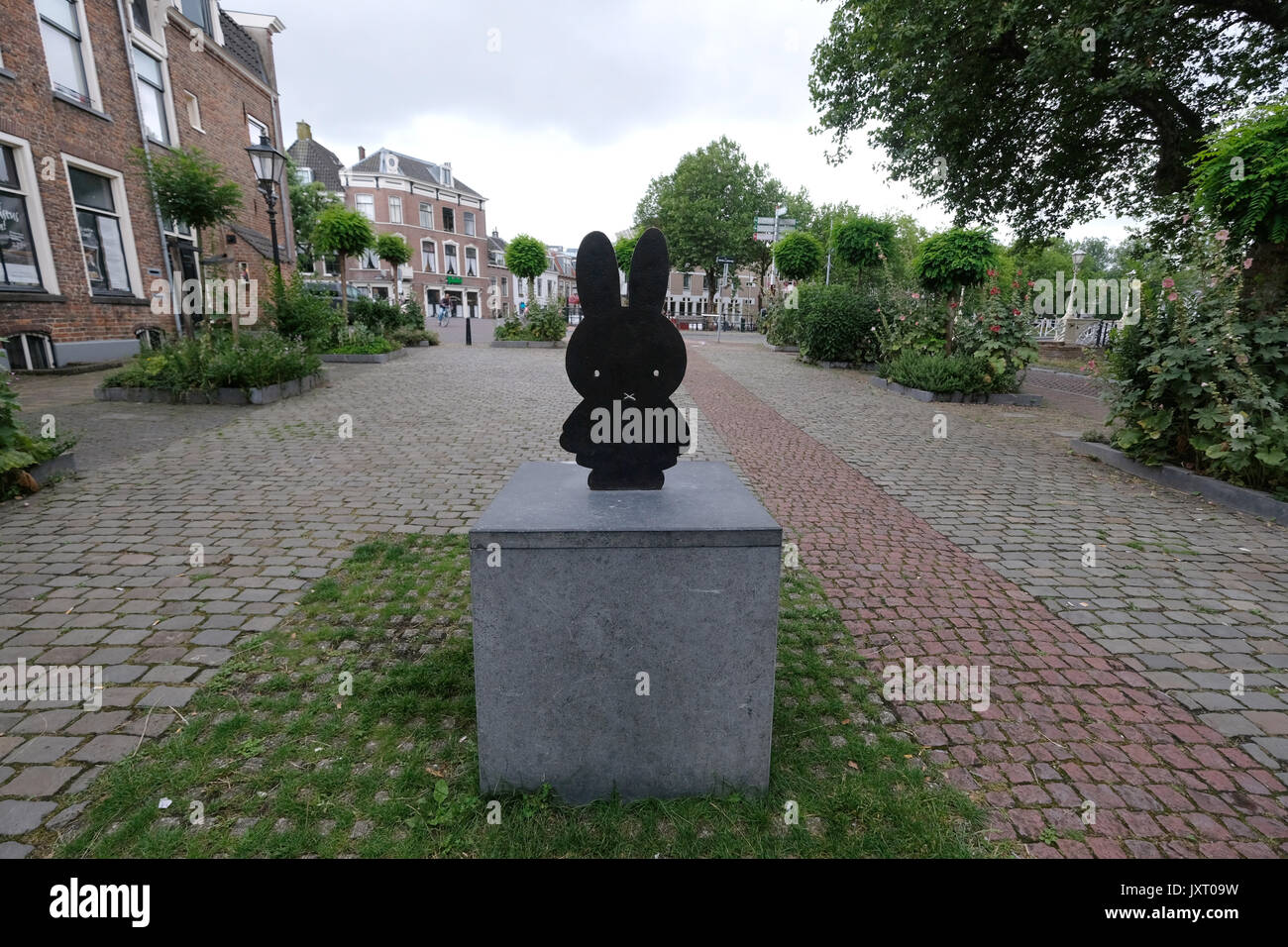 A statue of Miffy (Nijntje in Dutch), a creation of the late Dutch ...