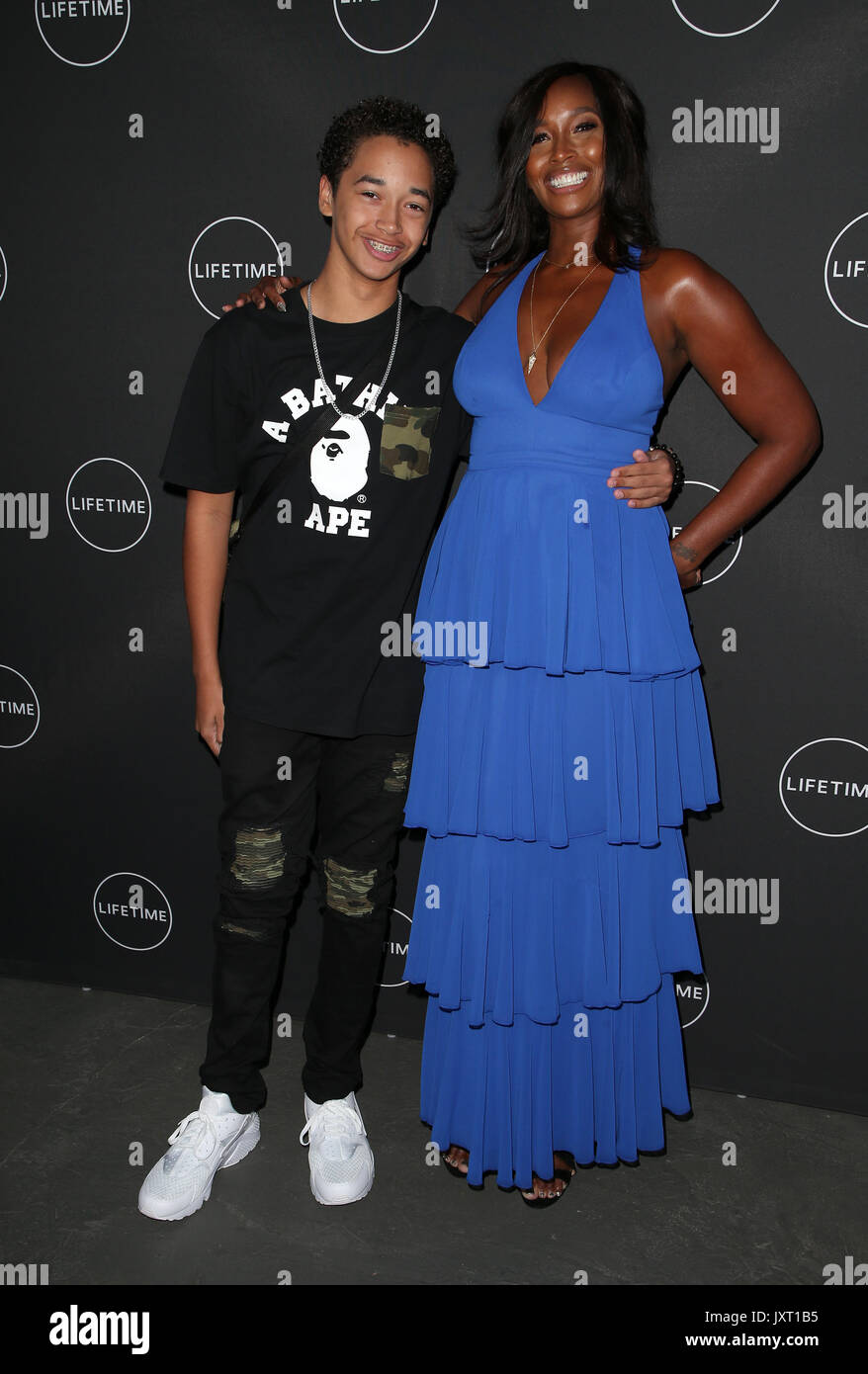 Los Angeles, Ca, USA. 16th Aug, 2017. Trey Peele- Nygard, Beverly Peele ...