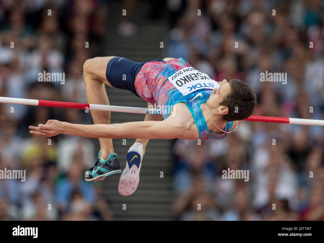 Danil LYSENKO, ANA, RUS, 2.Platz, Aktion, Finale Hochsprung der Maenner ...
