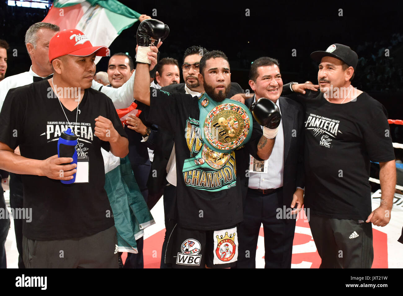 Kyoto, Japan. 15th Aug, 2017. Luis Nery (MEX) Boxing : New champion ...