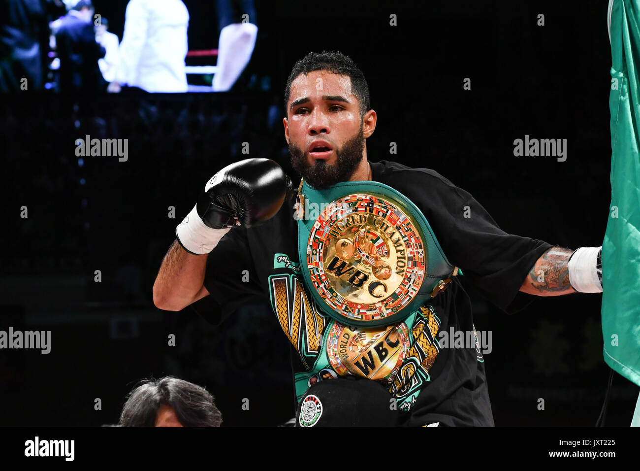 Kyoto, Japan. 15th Aug, 2017. Luis Nery (MEX) Boxing : New champion ...