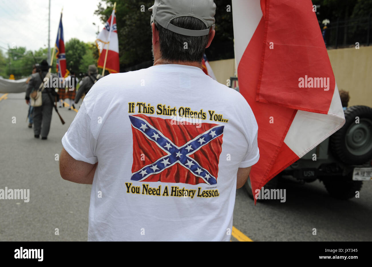 Marietta, GA, USA. 28th Apr, 2008. Confederate Battle flag a hot topic ...