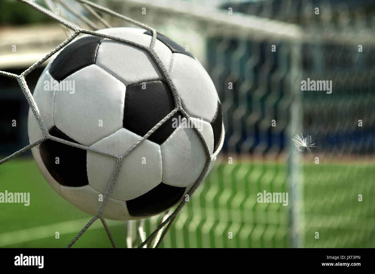 Goal net ball stadium hi-res stock photography and images - Alamy