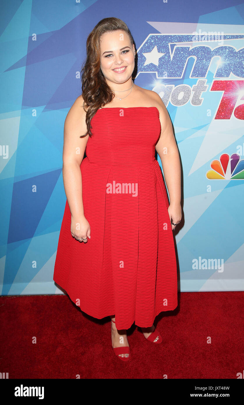 16 August 2017 - Hollywood, California - Yoli Mayor. NBC "America's Got ...