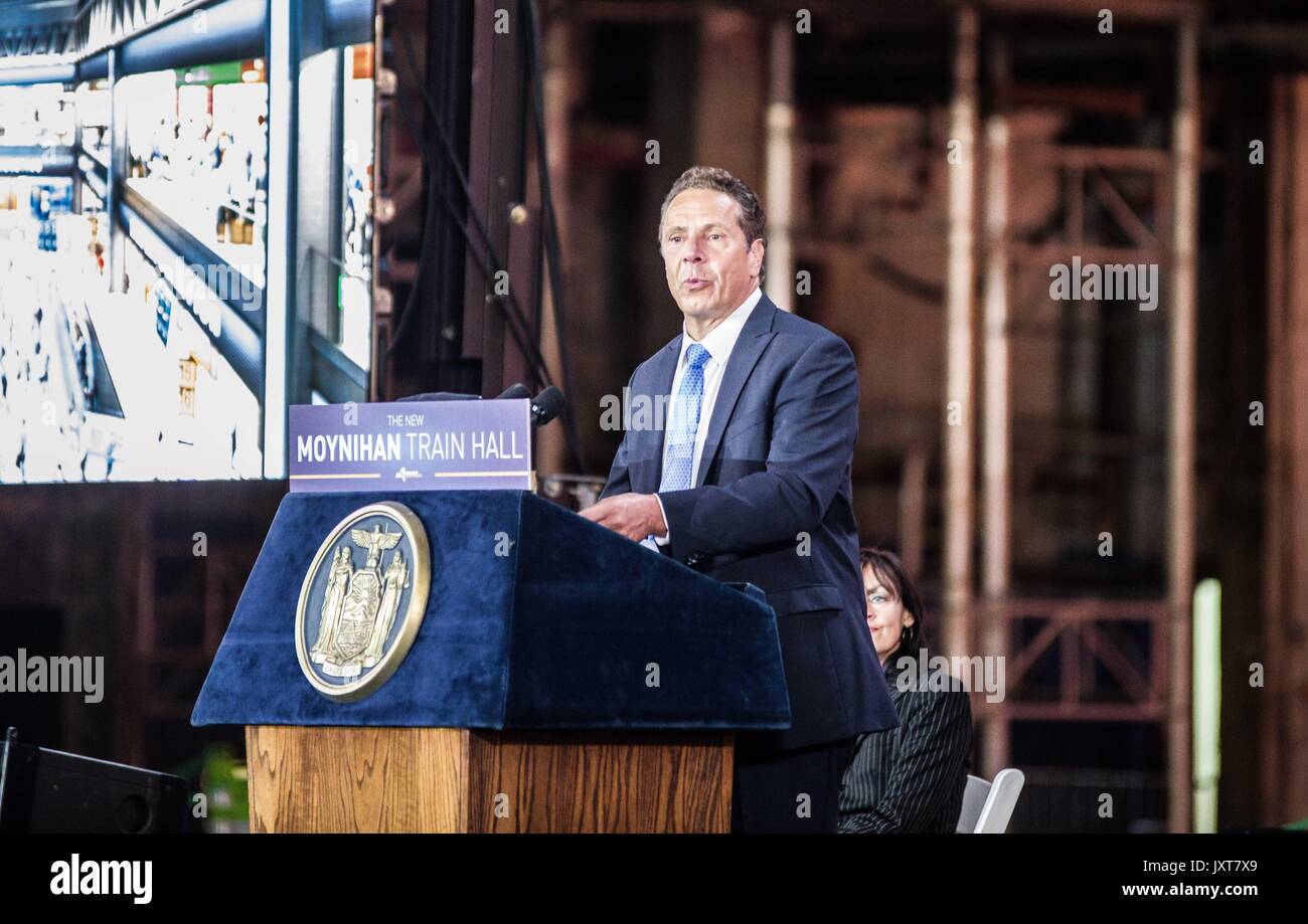 New York City, New York, USA. 17th Aug, 2017. Governor Andrew Cuomo ...