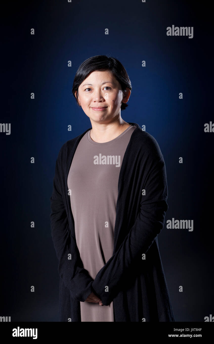 Edinburgh, UK. 17th August 2017. Yiyun Li, the Chinese American writer ...