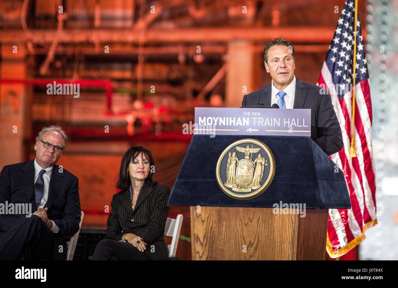New York, New York, USA. 17th Aug, 2017. Governor ANDREW CUOMO and ...