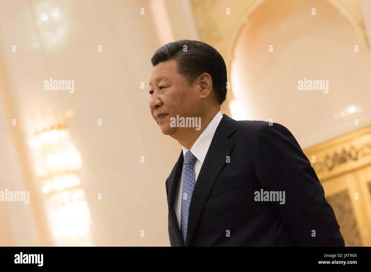 Chinese president xi jinping portrait hi-res stock photography and ...