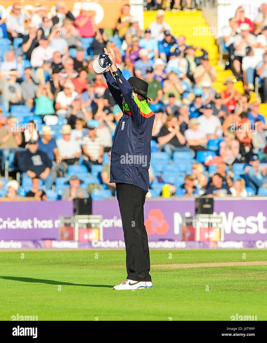 Cricket umpire signals hi-res stock photography and images - Alamy