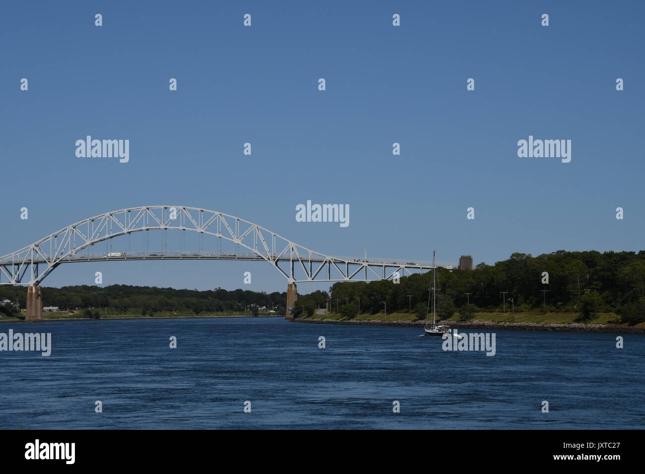 Sagamore Bridge over Cape Cod Canal Stock Photo - Alamy