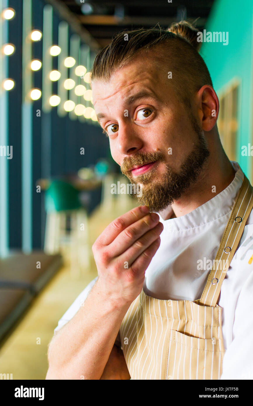 Portrait of a Chef Stock Photo - Alamy