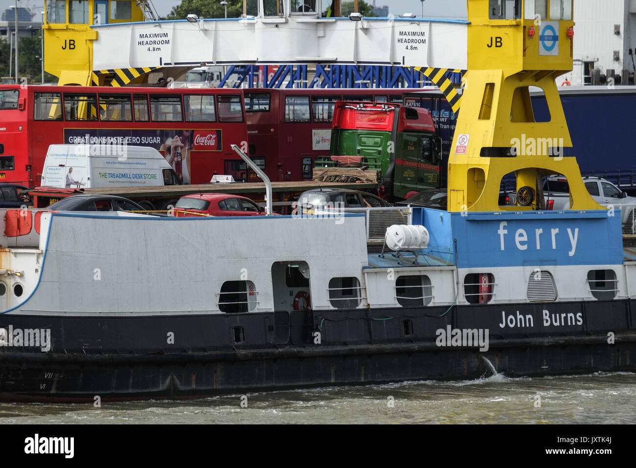 Cars On The Woolwich Ferry High Resolution Stock Photography and Images ...