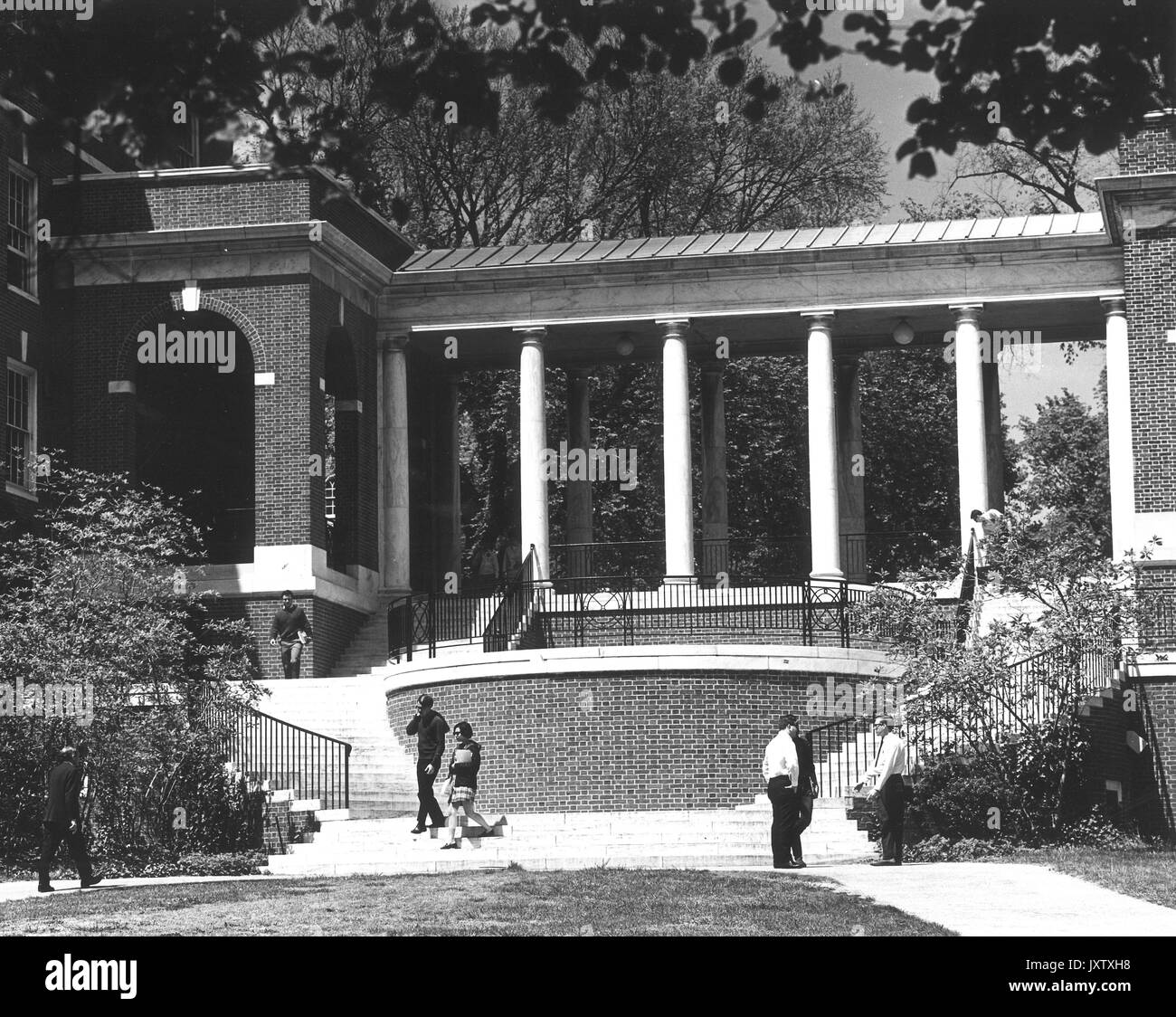 Campus Views, Wyman Quadrangle, Ames Hall, Krieger Hall, Rowland Hall ...