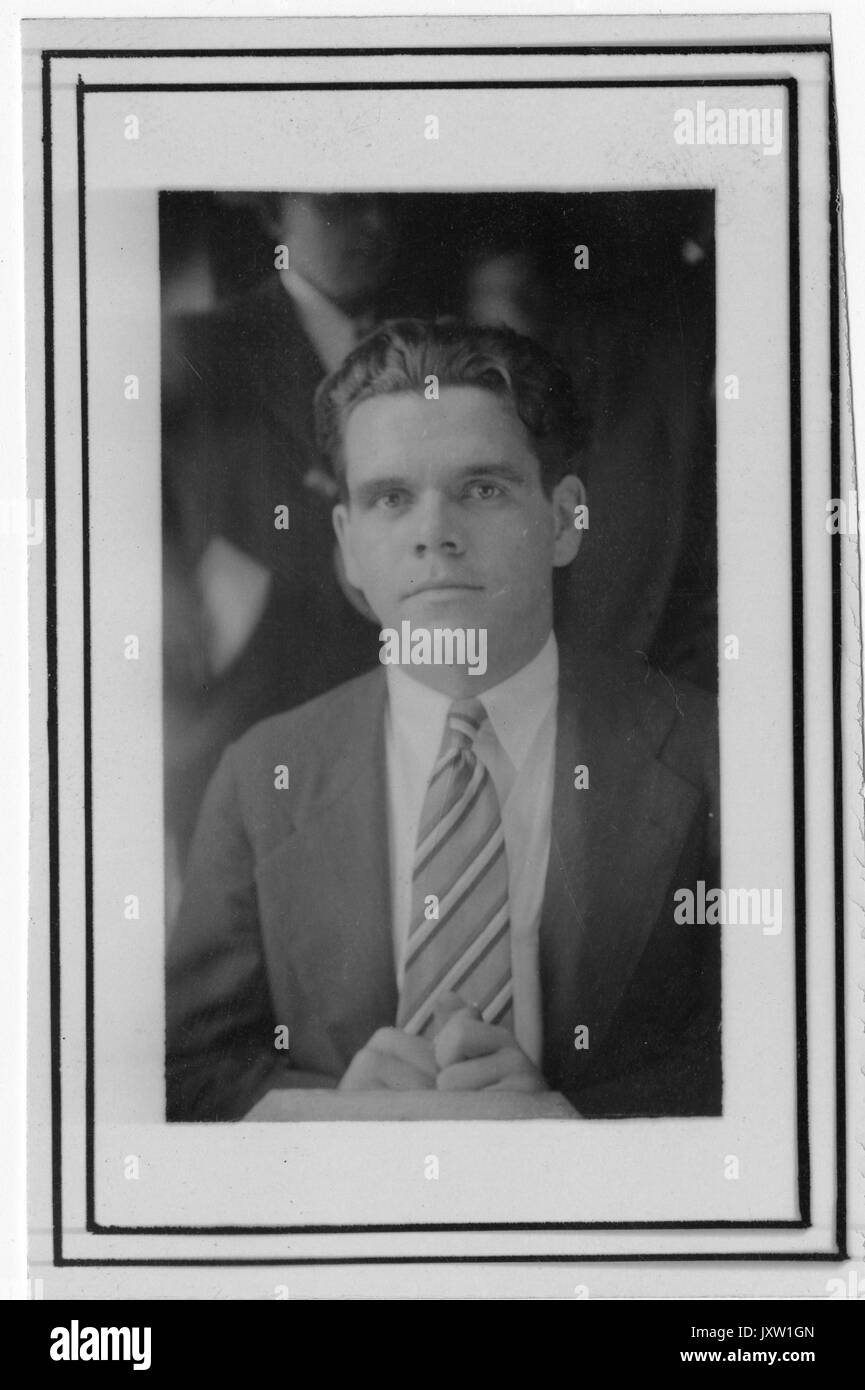 Eugene Bussey, Portrait photograph, Chest up, Full face, c 25 years of ...
