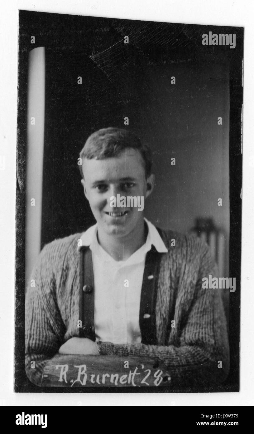 Robert Elting Burnett, Portrait photograph, Chest up, Full face, c 20 ...