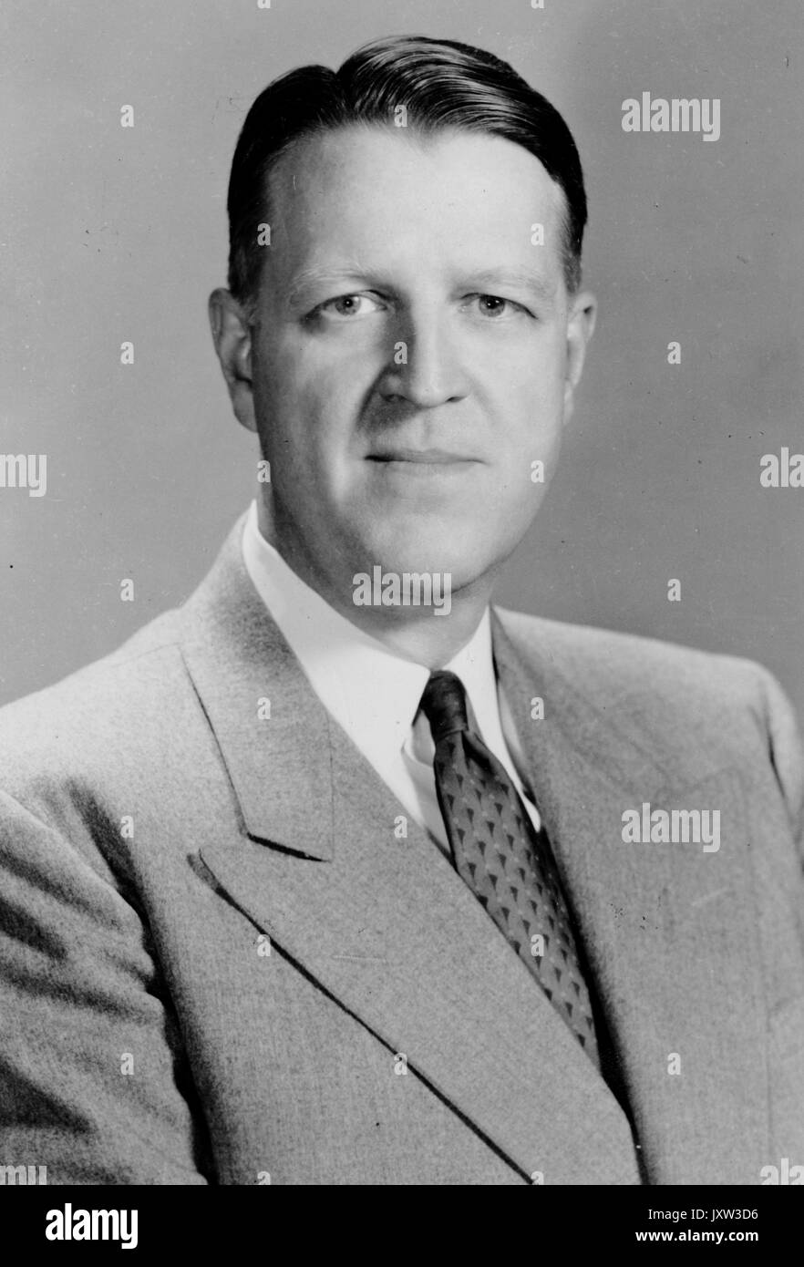 Paul Merle Buhrer, Portrait photograph, Chest up, Full face, c 40 years ...