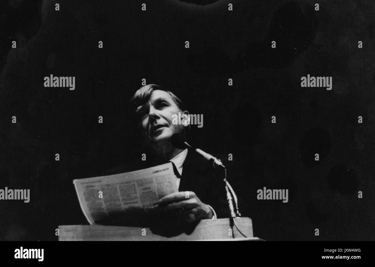 Russell Baker, Candid photograph, Shoulders up, Three-quarter view ...