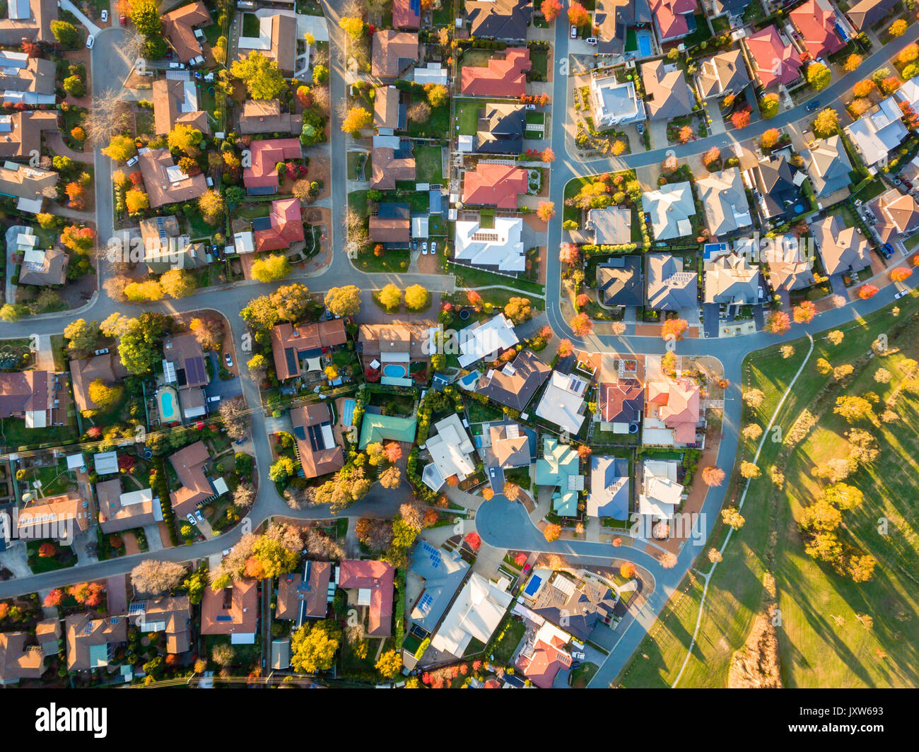 Australian suburban road hi-res stock photography and images - Alamy