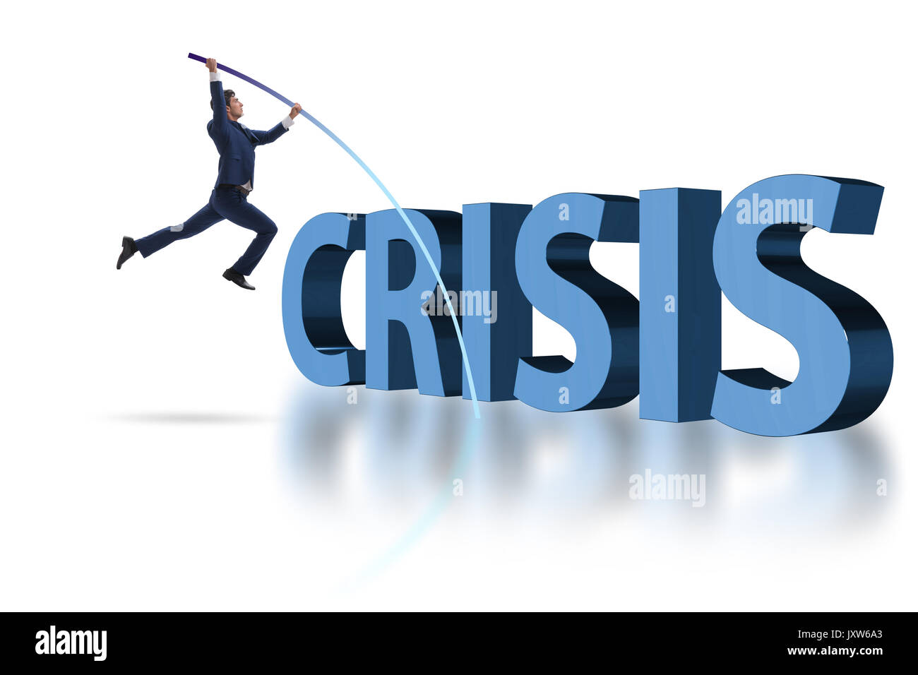 Happy man over money Cut Out Stock Images & Pictures - Alamy