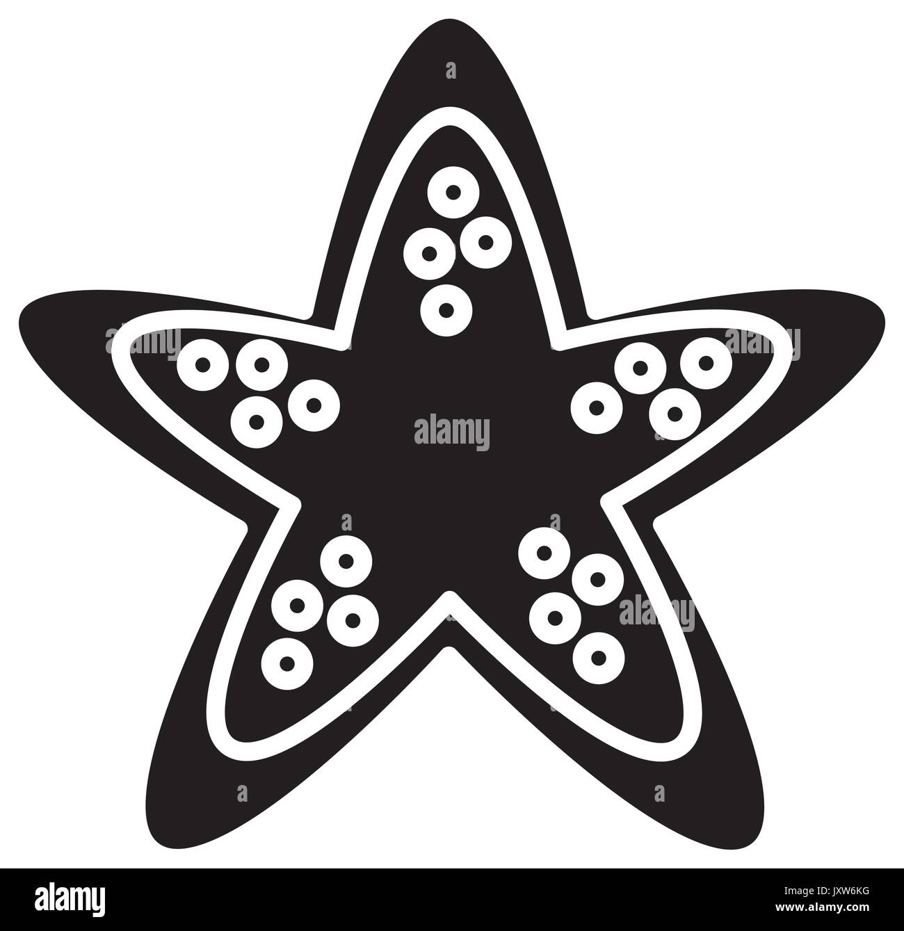 sea star icon Stock Vector Image & Art - Alamy