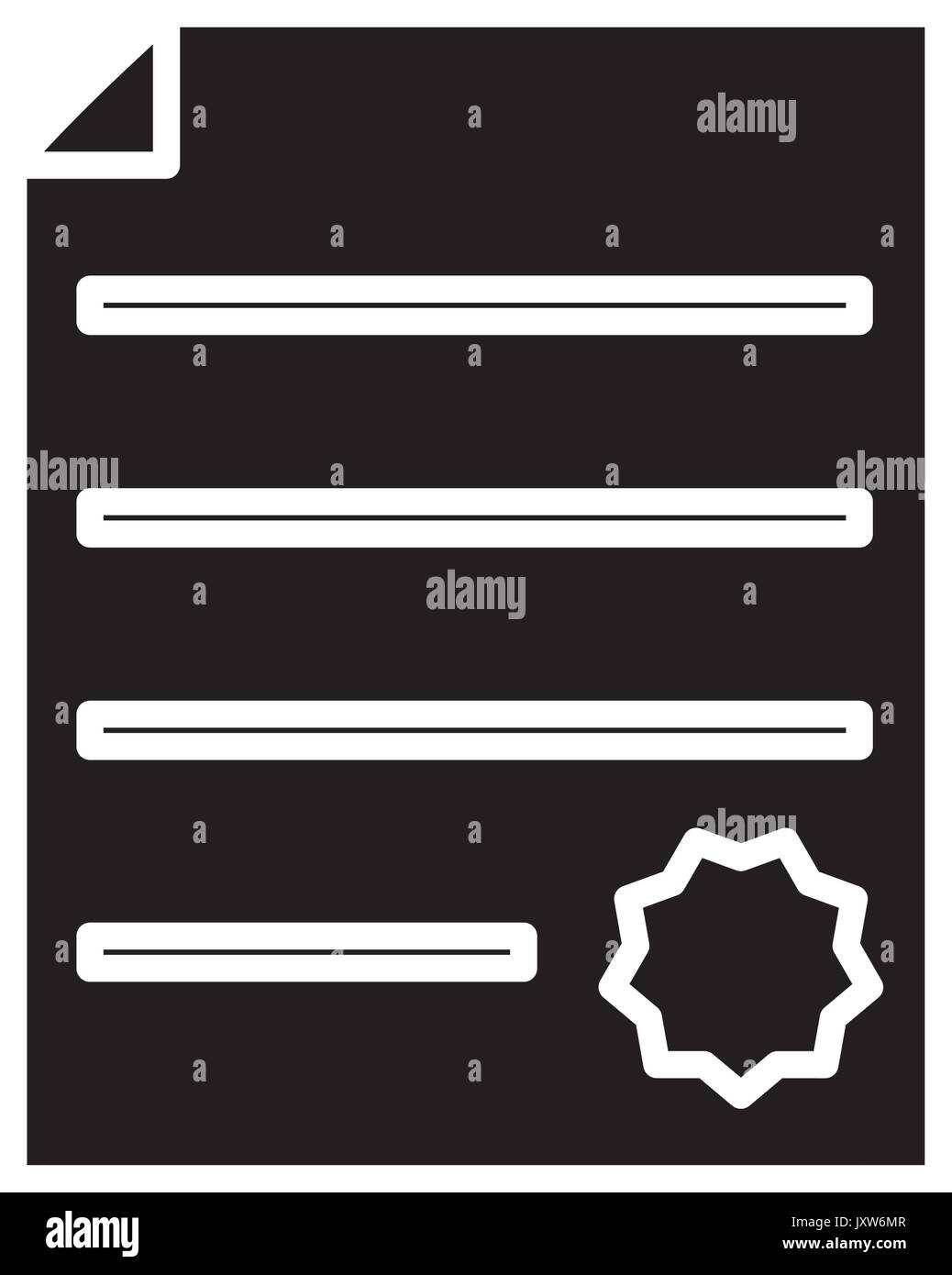 document page icon Stock Vector Image & Art - Alamy