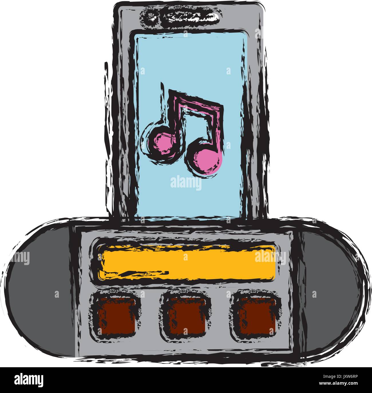 portable sound speaker icon Stock Vector Image & Art - Alamy