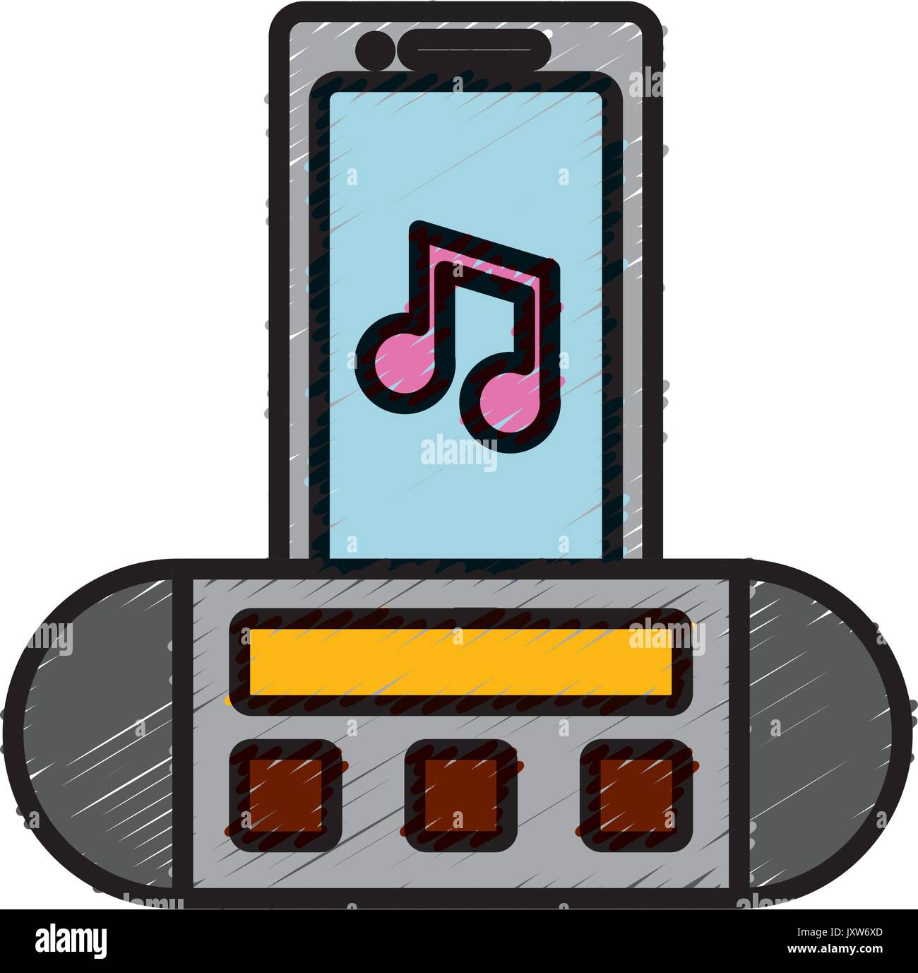 Portable Sound Speaker Icon Stock Vector Image And Art Alamy