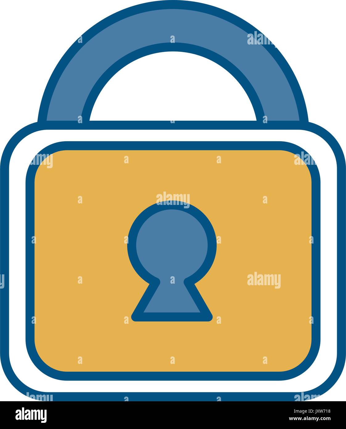 security padlock icon Stock Vector Image & Art - Alamy