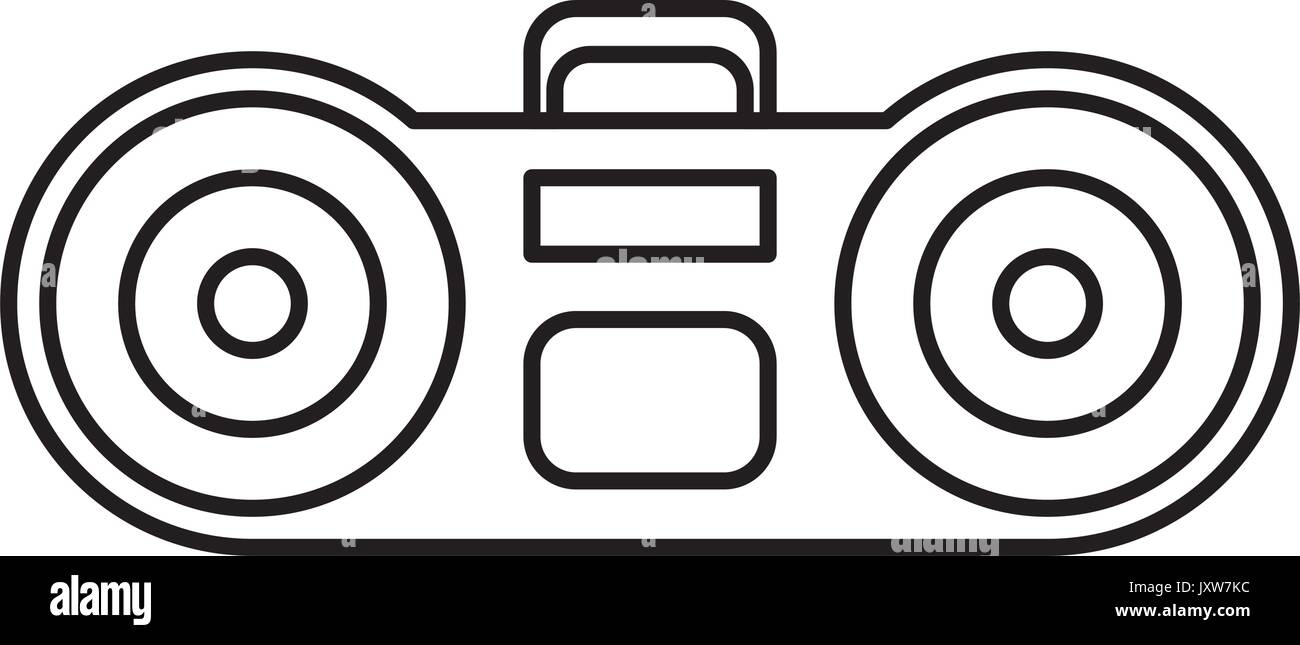 boombox stereo system icon Stock Vector Image & Art - Alamy