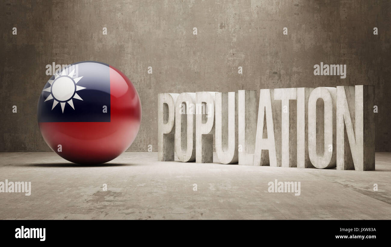 Taiwan High Resolution Population Concept Stock Photo - Alamy