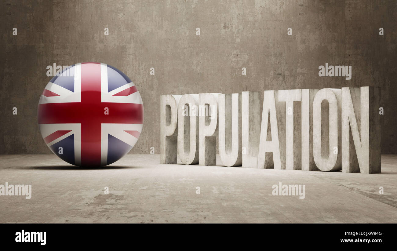 United Kingdom High Resolution Population Concept Stock Photo - Alamy