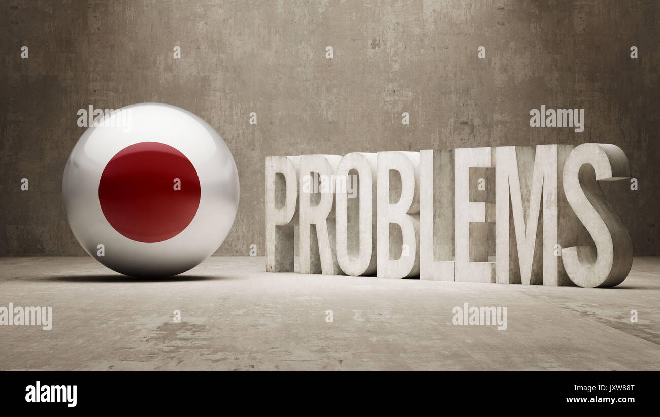 Japan High Resolution Problems Concept Stock Photo - Alamy