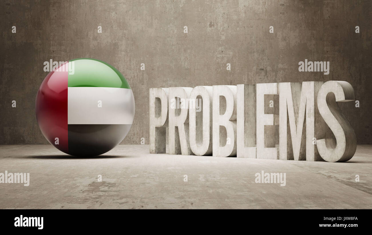 United Arab Emirates High Resolution Problems Concept Stock Photo - Alamy