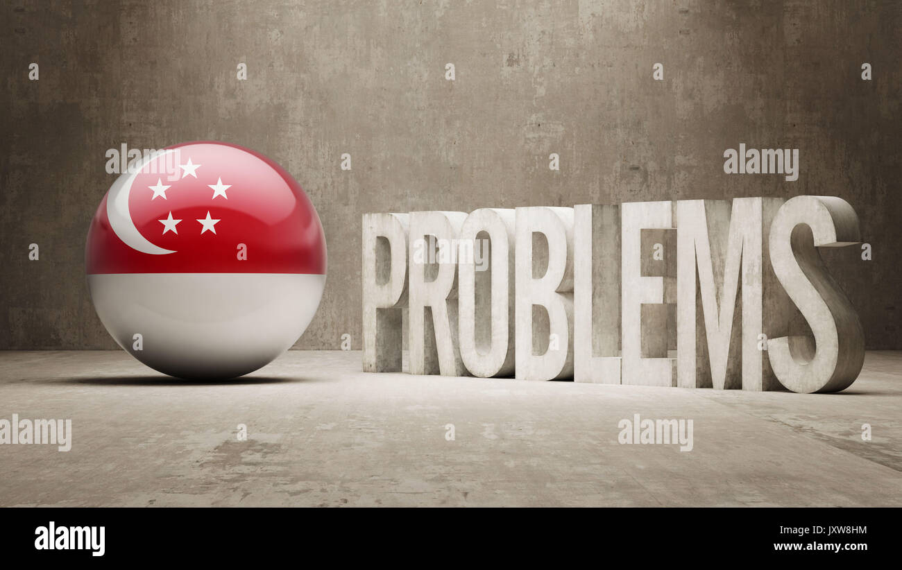Singapore High Resolution Problems Concept Stock Photo - Alamy