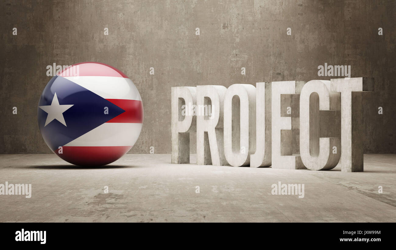 Puerto Rico High Resolution Project Concept Stock Photo - Alamy