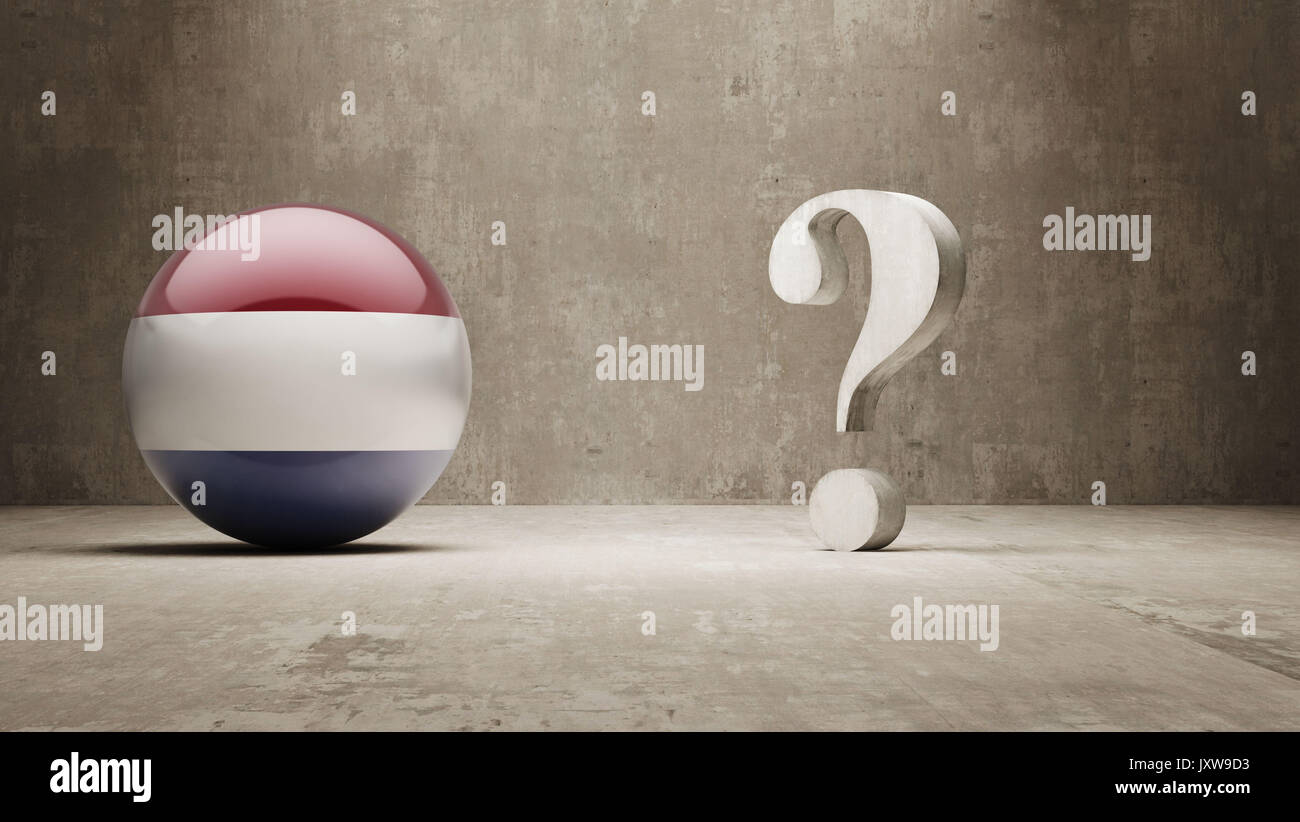 Netherlands High Resolution Question Mark Concept Stock Photo - Alamy