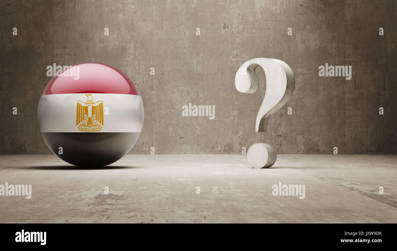 Egypt High Resolution Question Mark Concept Stock Photo - Alamy