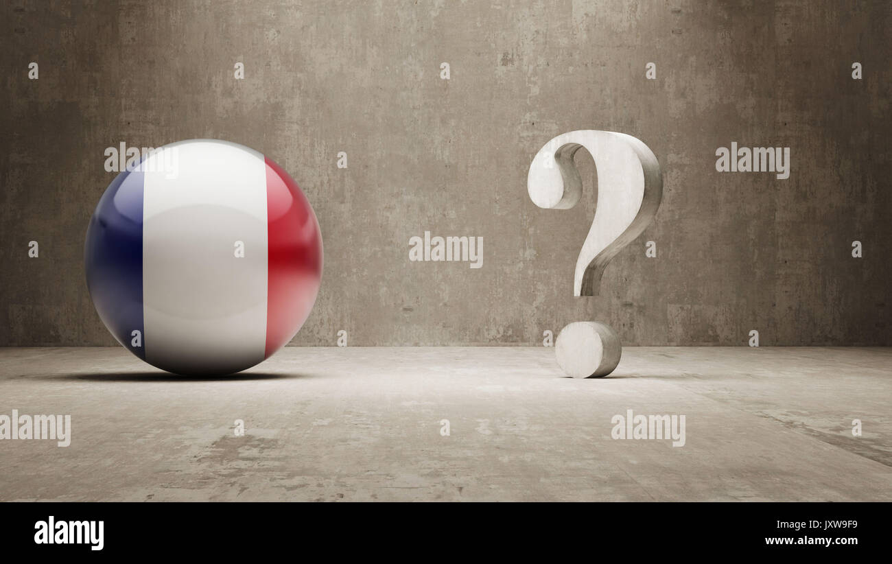 France High Resolution Question Mark Concept Stock Photo - Alamy