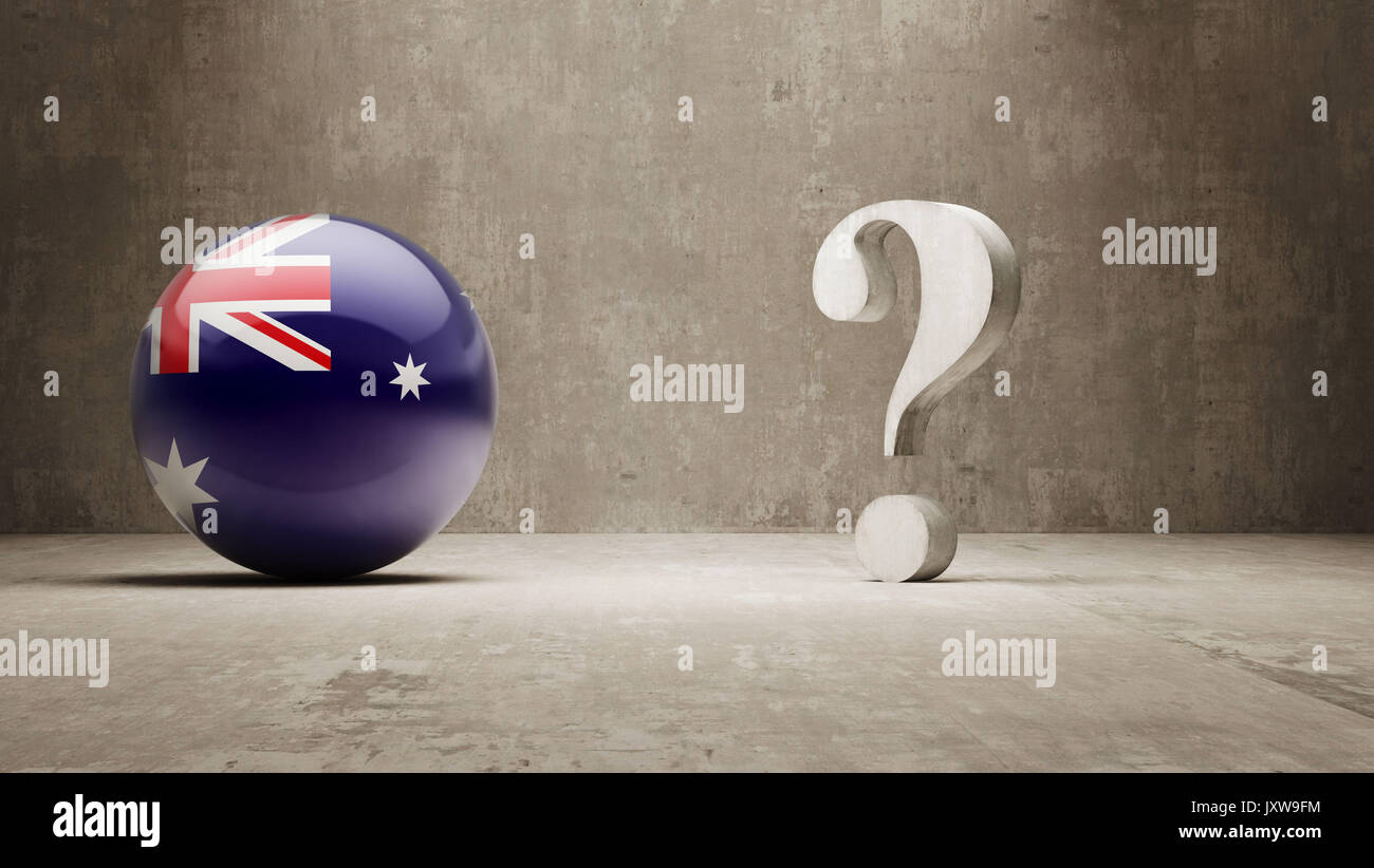 Australia question mark hi-res stock photography and images - Alamy