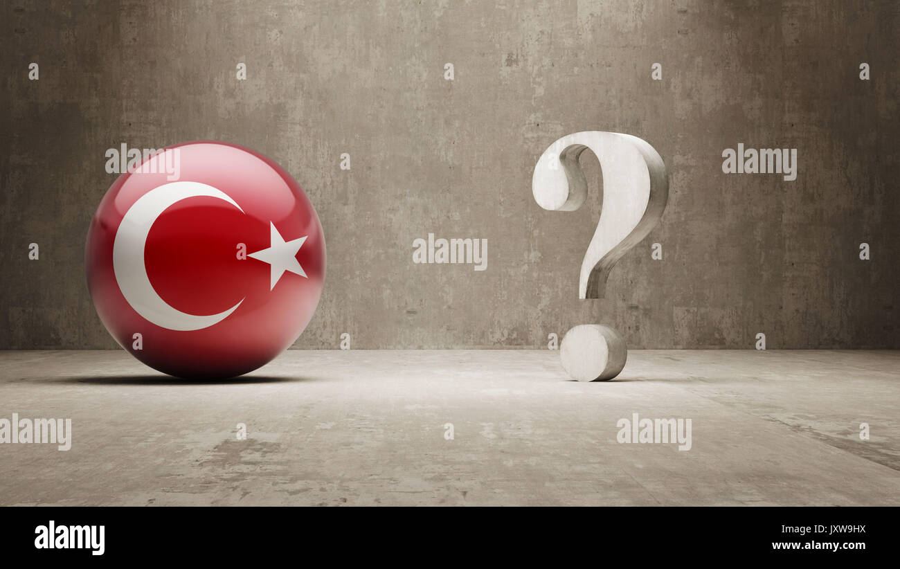 Turkey High Resolution Question Mark Concept Stock Photo - Alamy