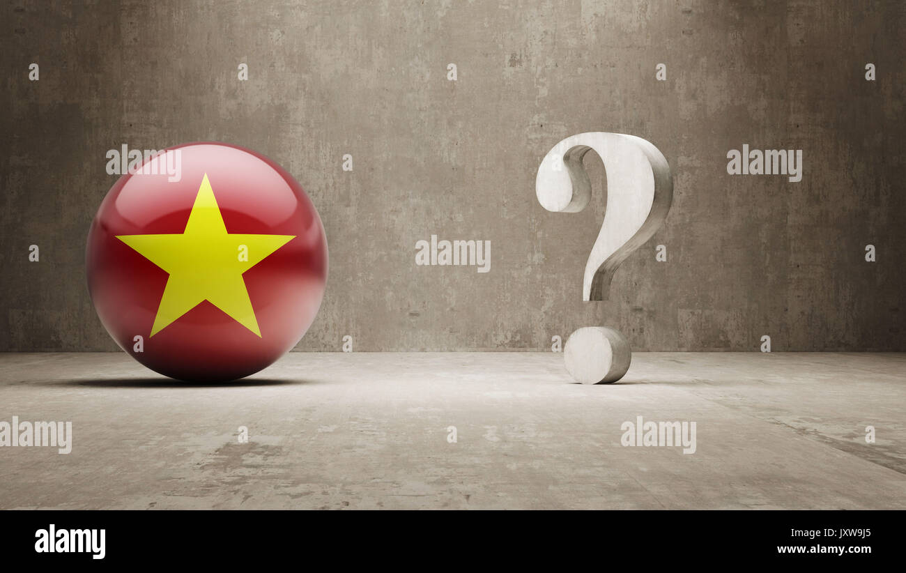 Vietnam High Resolution Question Mark Concept Stock Photo - Alamy
