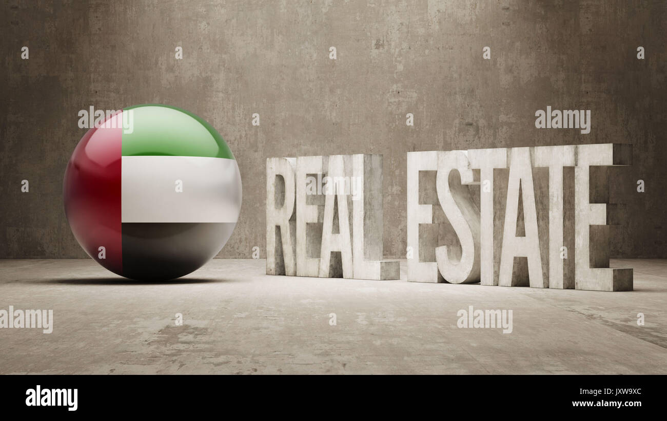 United Arab Emirates High Resolution Real Estate Concept Stock Photo ...