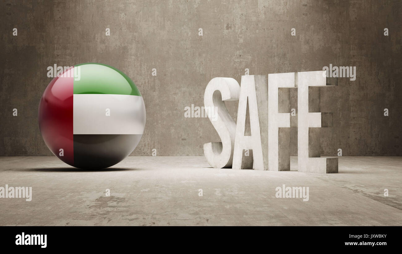 United Arab Emirates High Resolution Safe Concept Stock Photo - Alamy